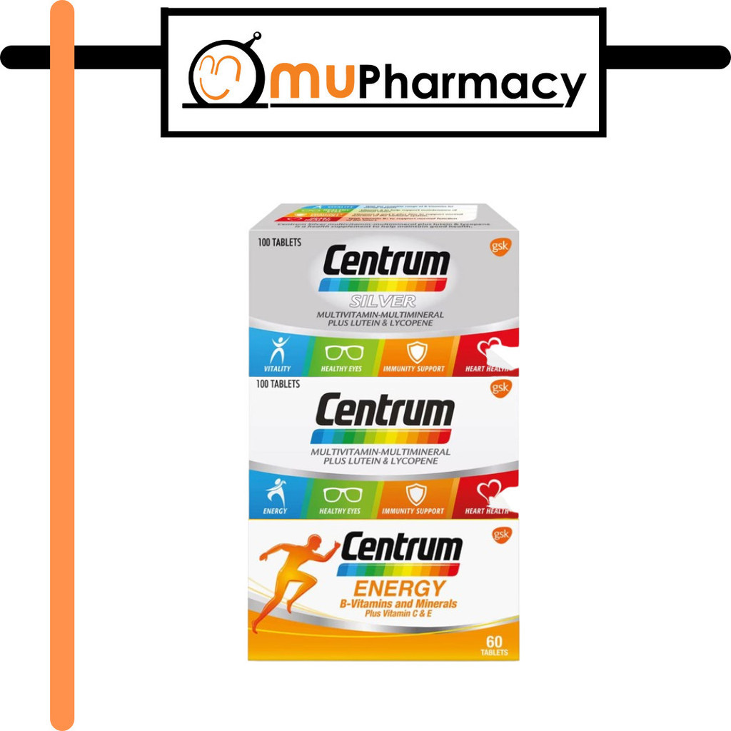 Centrum 30's / Centrum Silver 30's/ Centrum Energy 60's/ Centrum Energy ...