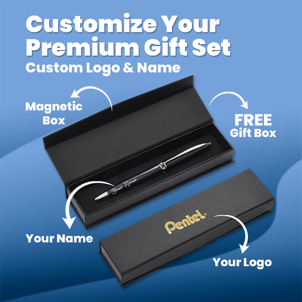 CUSTOM ENGRAVE Ballpoint pen + box printing Metal Pen Ball point Pen ...