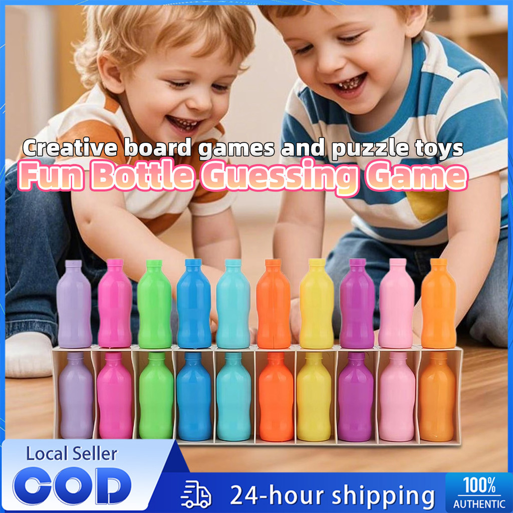 Fun Guess Bottle Memory Game Drink Bottle Color Matching Toys Logical ...