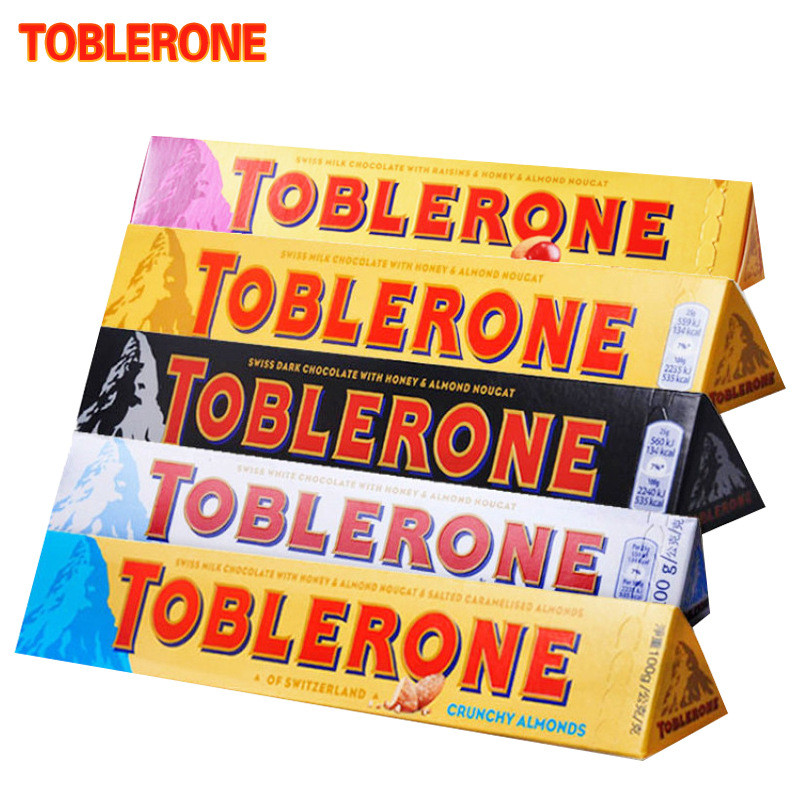 Imported Toblerone Swiss Triangle Dark Chocolate Milk White Chocolate ...