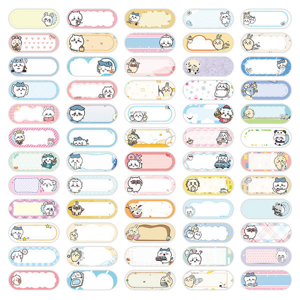 stiker nama sticker cute sticker nama waterproof 60 Stickers chiikawa ...
