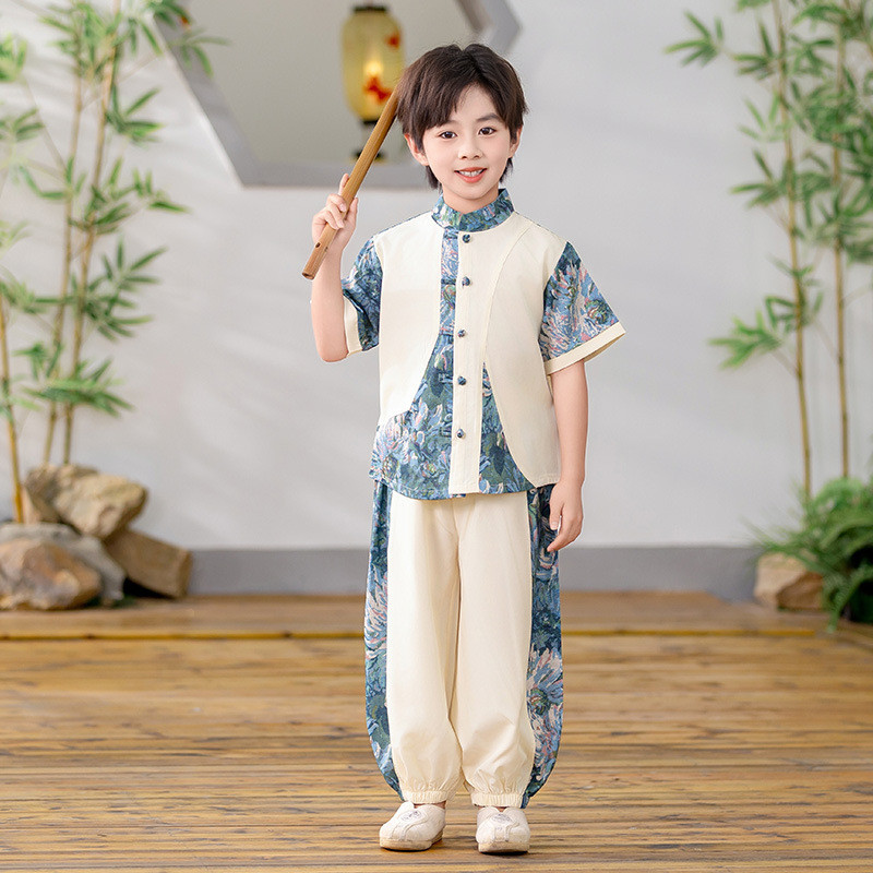 Children Hanfu Set 2025 New Chinese Style Boys Children Ancient ...