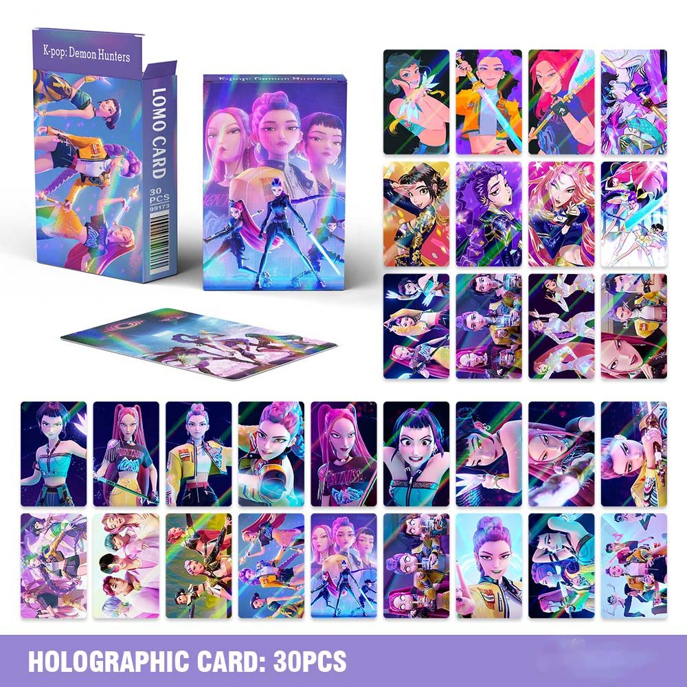30pcs K-Pop Saja Boys Cards Kpop Demon Hunters Group Card Idol ...
