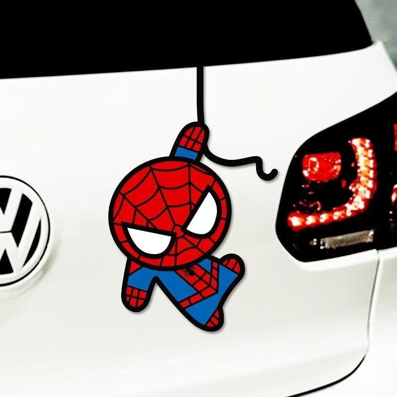 Spiderman Car Stickers Scratch Stickers Block Scratches Car Stickers ...
