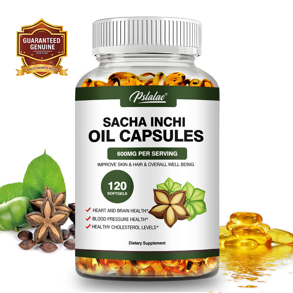 Inca Inchi oil supplement, rich in Omega-3, Omega-6, and Omega-9 fatty ...