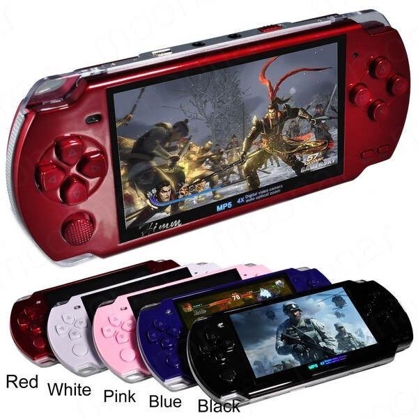 New Built-in 5000 games Handheld Game Player MP3 MP4 MP5 Player Video ...