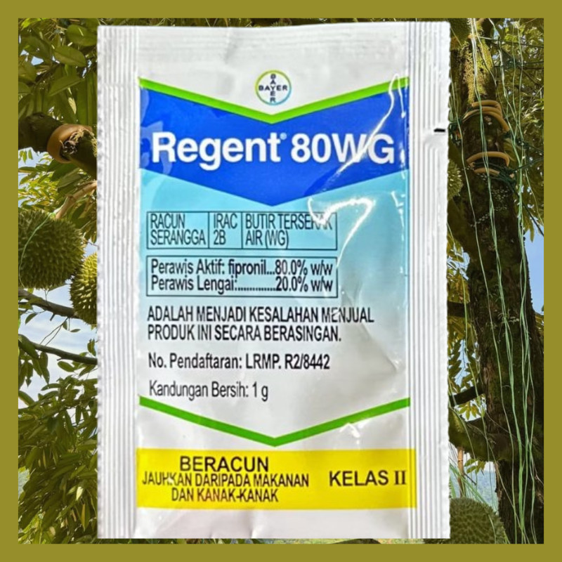 [ORIGINAL] 1G REGENT 80WG BAYER Racun Fipronil Anai-anai Kutu Ulat ...