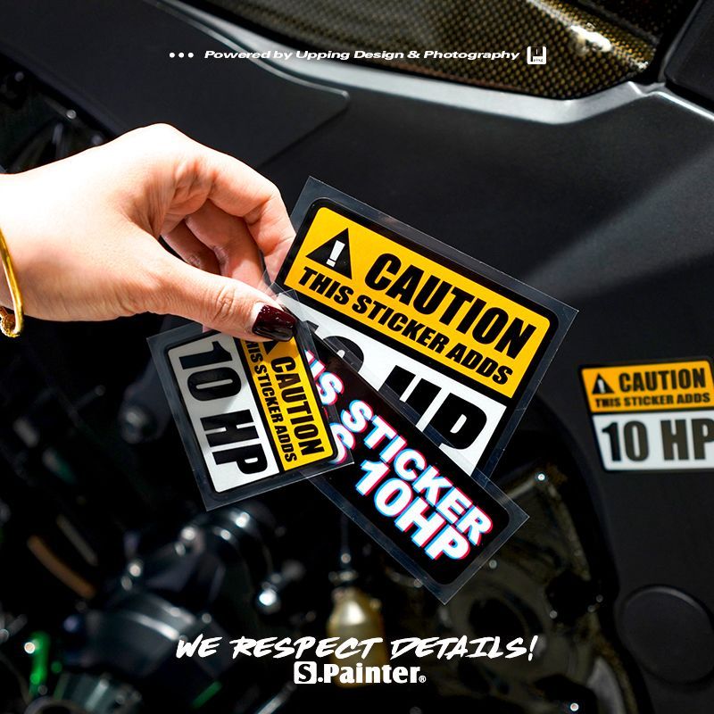 SP Car Stickers Can Increase 10 Horsespower Funny Stickers Motorcycle ...