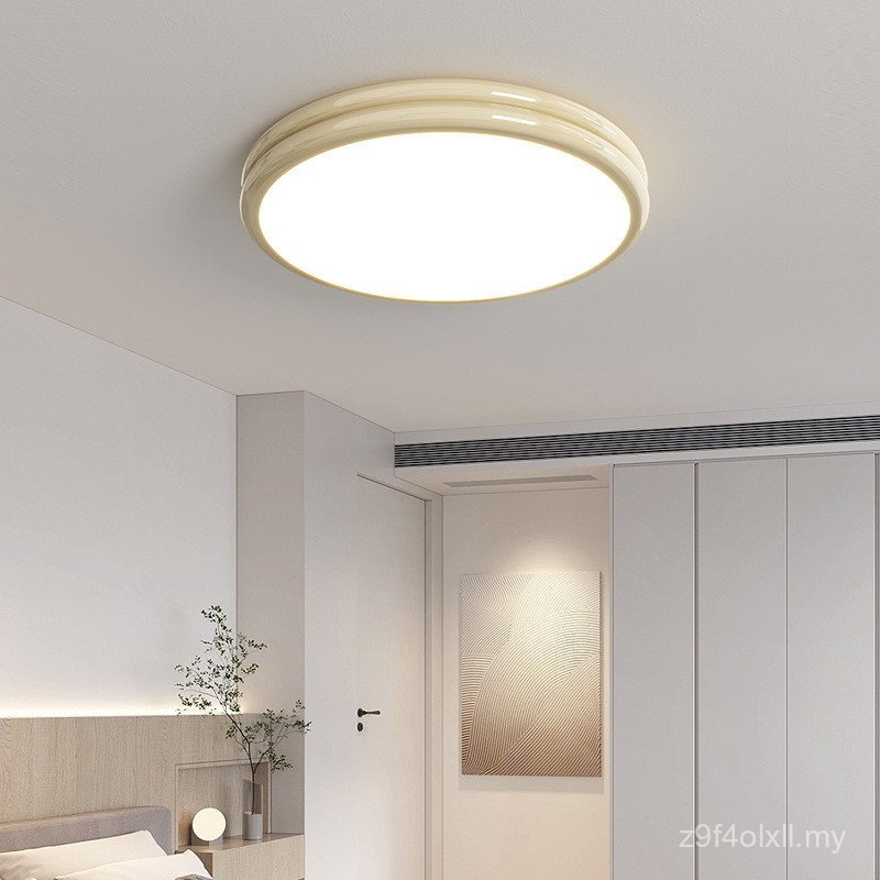 Lampu Siling Bilik Tidur Gaya Krim Vintage Minimalis Moden Gaya Wabi ...