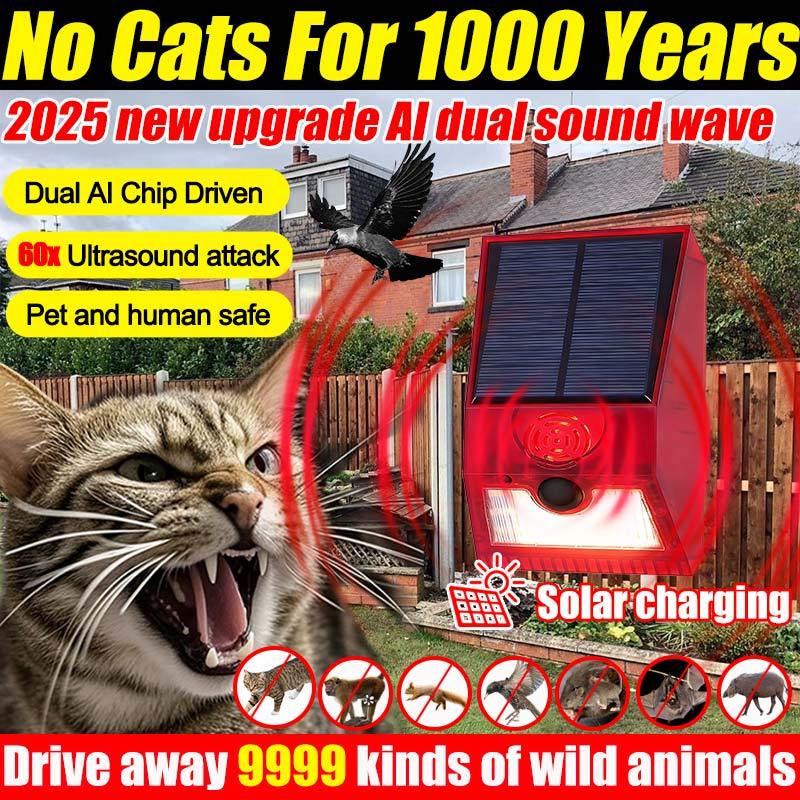 【In stock 129dB】Ultrasonic Cat Repellent Device Alarm Sensor Drive away ...