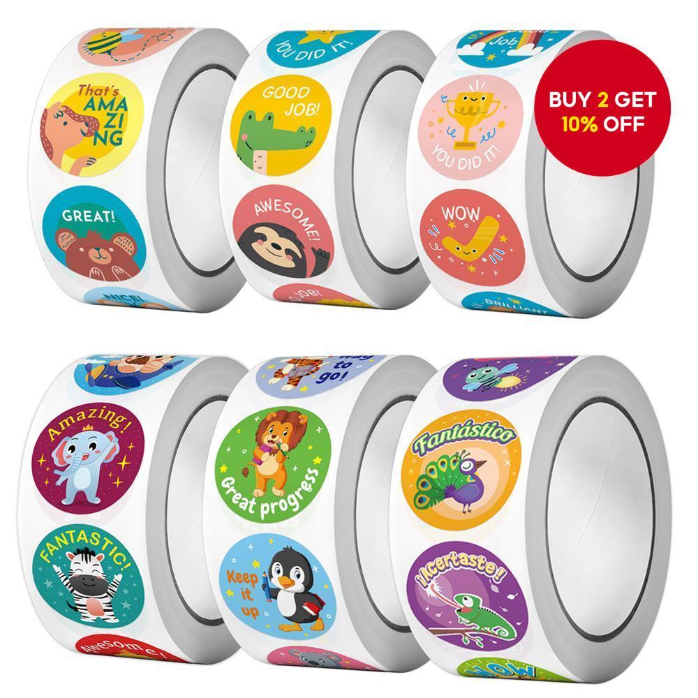 500pcs Inspirational stickers for elementary school students, cute ...