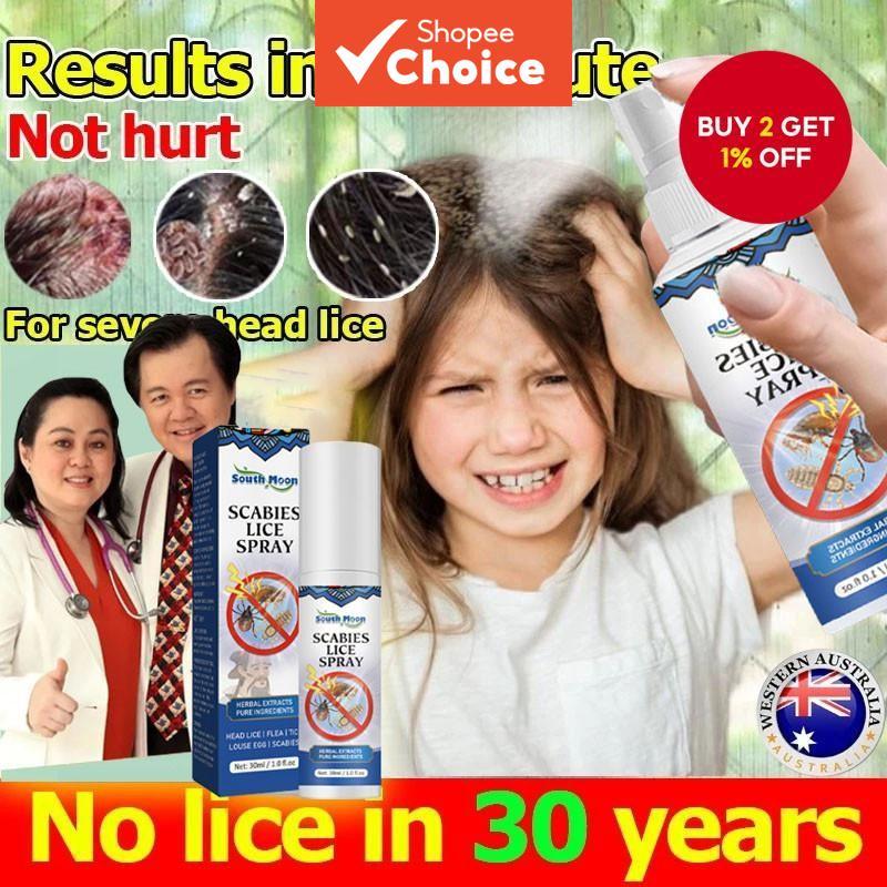 South Moon Lice Flea Remover Spray 30ML - Head Lice Regeneration ...