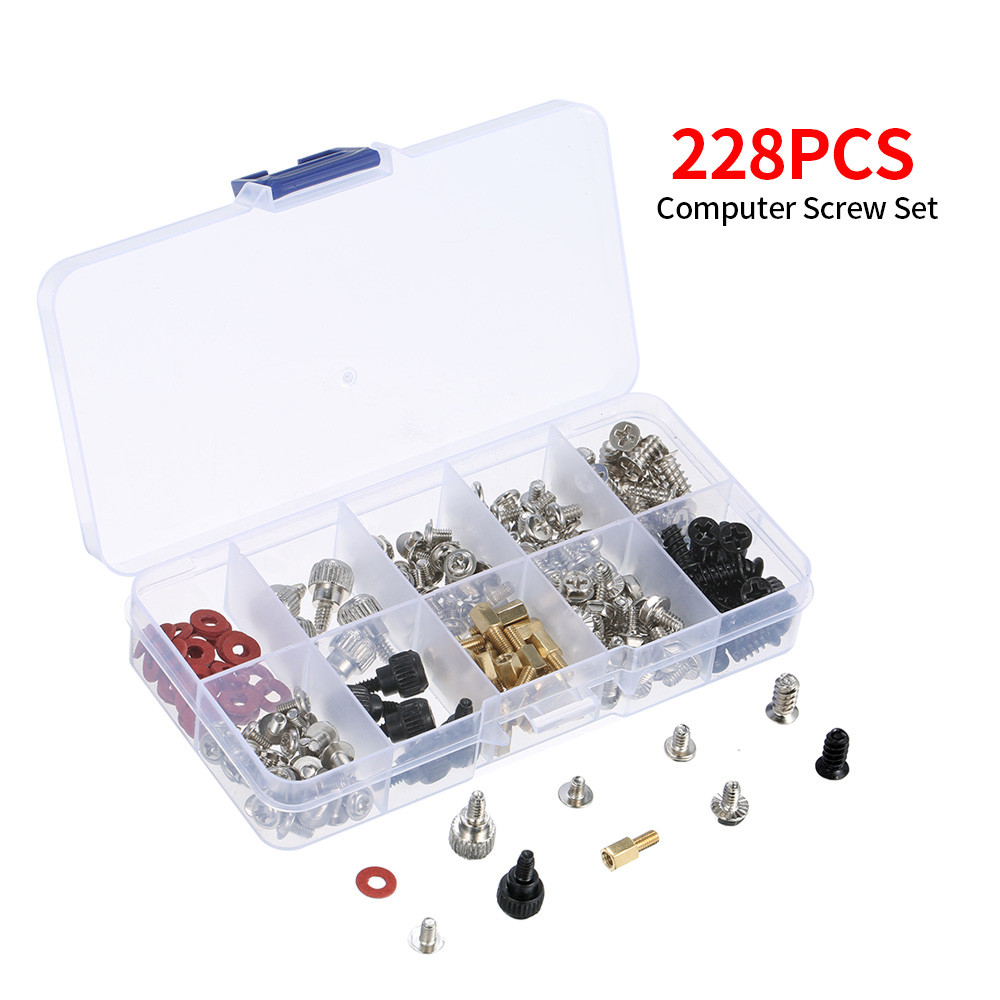 bamaxis Chassis Screws Hard Drive Mainboard Screw Kit Computer Set for ...
