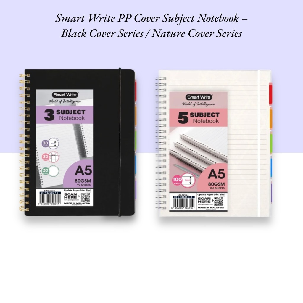 Smart Write PP Cover Subject Notebook | Shopee Malaysia