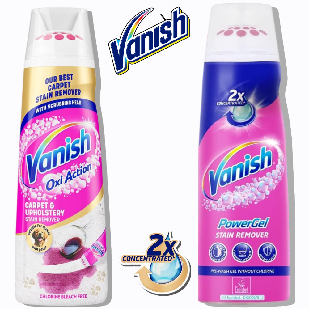 Vanish Stain Remover Power Gel Pre-Treat Fabric Clothes | Carpet Oxi ...