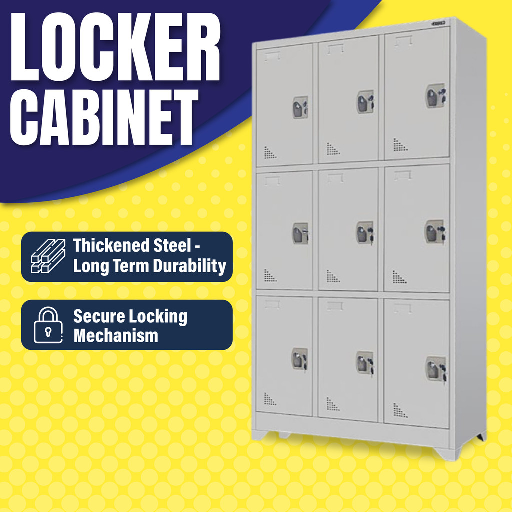 Cabinet Locker Steel Kabinet Loker Steel With Lock Almari Besi Berkunci ...