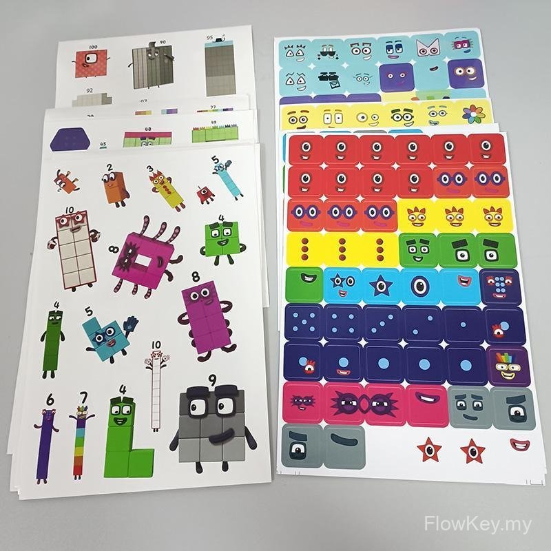 Can Be Used for Number Blocks numberblocks Emoticon Stickers and ...