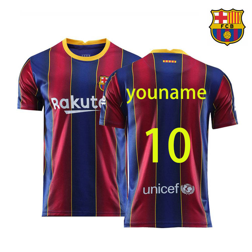YS3 2020-2021 Barcelona Home Football Jersey FCB TShirt Sport Tops ...