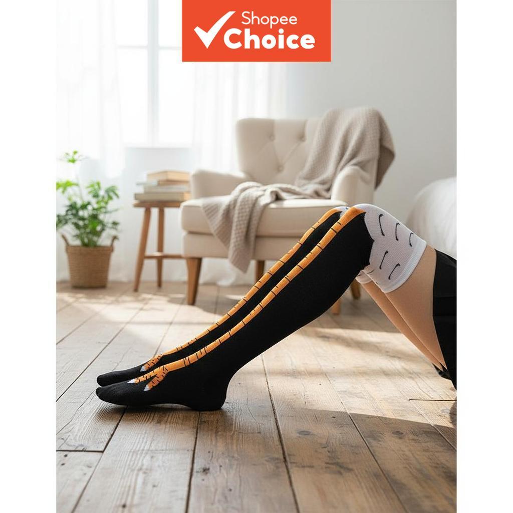 3D Chicken Claw Knee Socks - Hilarious Prank Gift Stokin Lutut Cakar ...