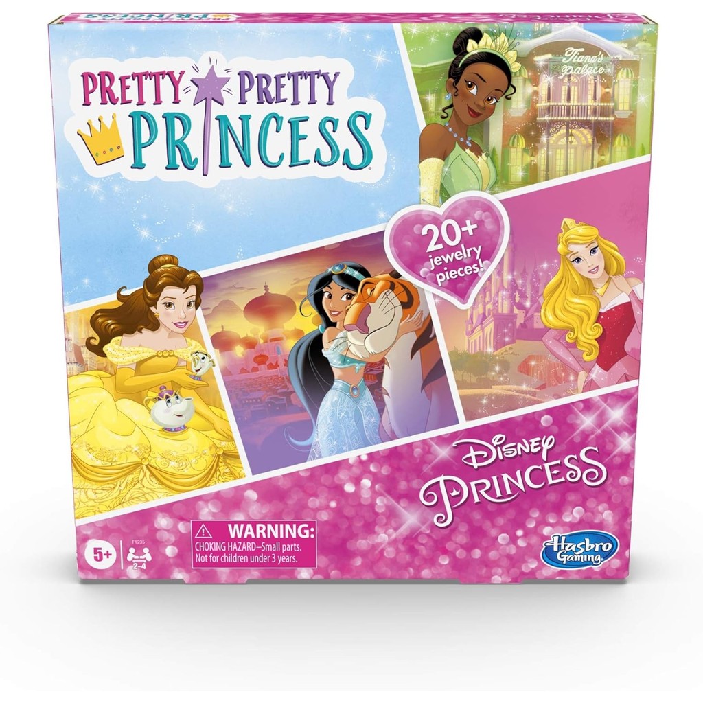 Hasbro Gaming Pretty Pretty Princess: Disney Princesses Edition Board ...