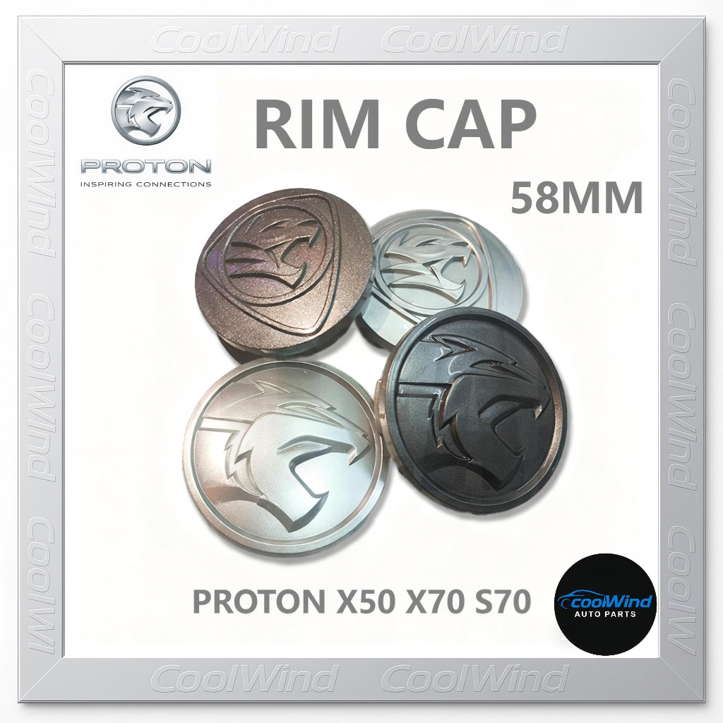 Proton X70 X50 S70 Iriz Saga VVT 2016-2019 Suprima Preve Ertiga Rim Cap ...