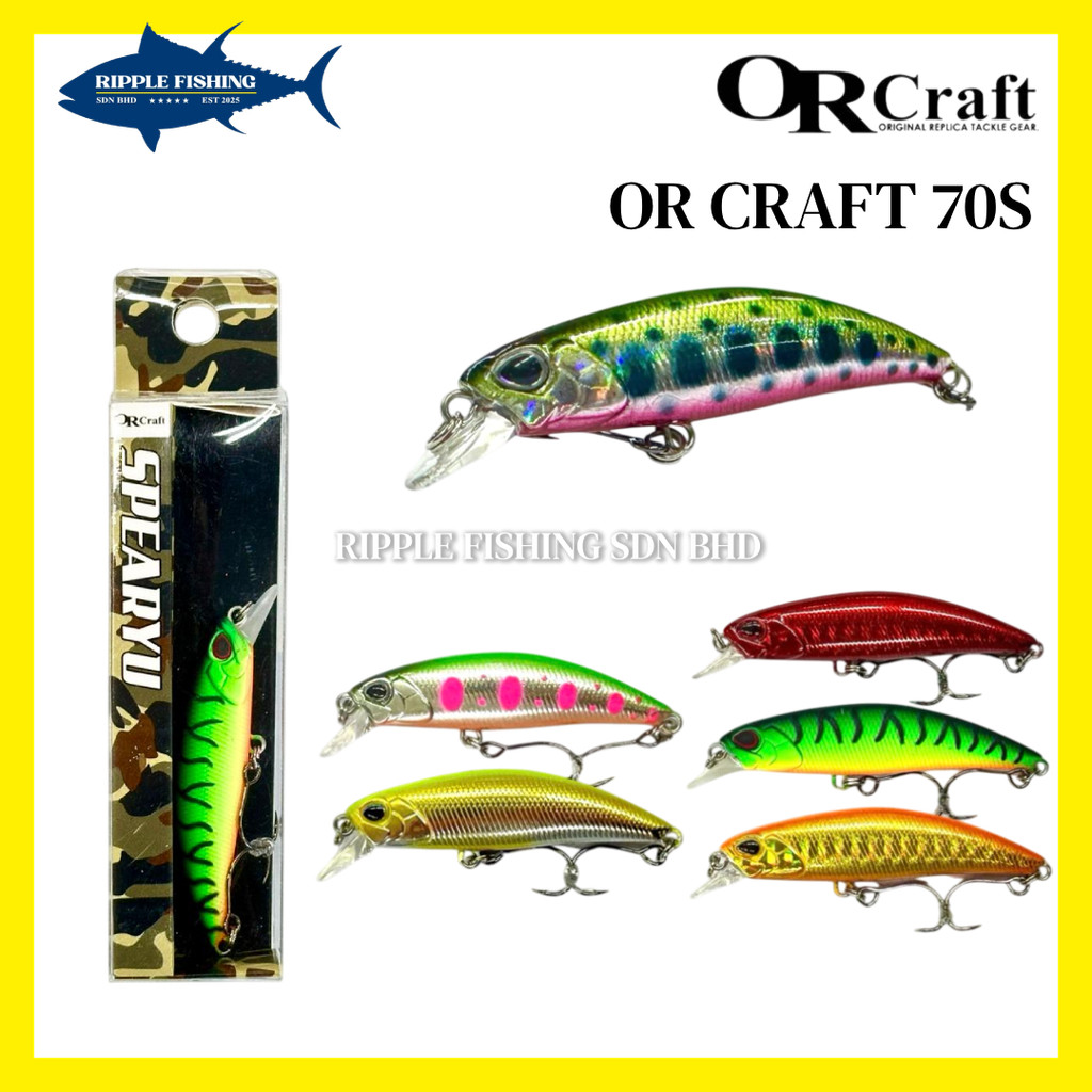 OR CRAFT Lure Spearyu SP 70S Sinking Minnow | Shopee Malaysia