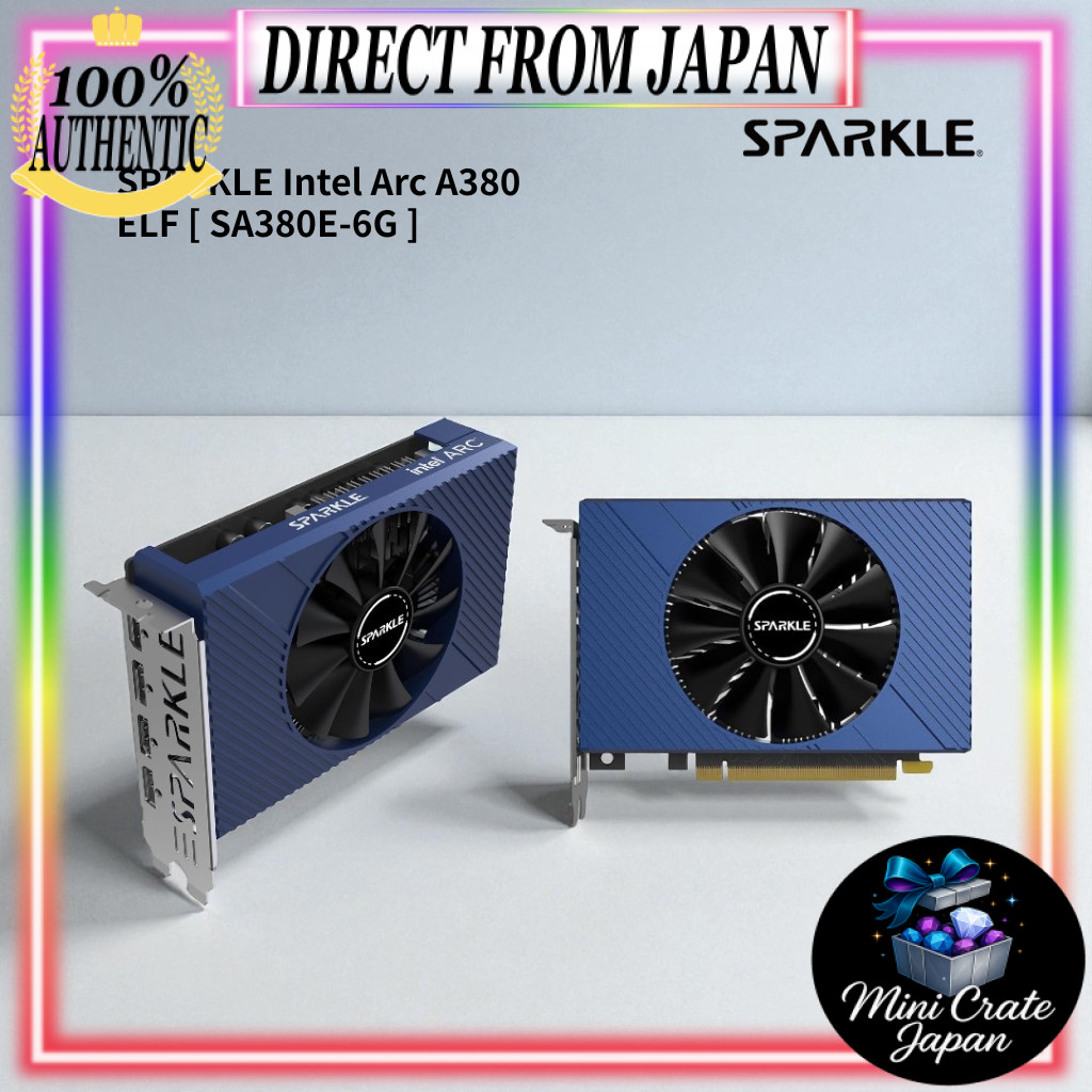 Sparkle Intel Arc A380 Graphics Card Single Fan "ELF" Series [SA380E-6G ...