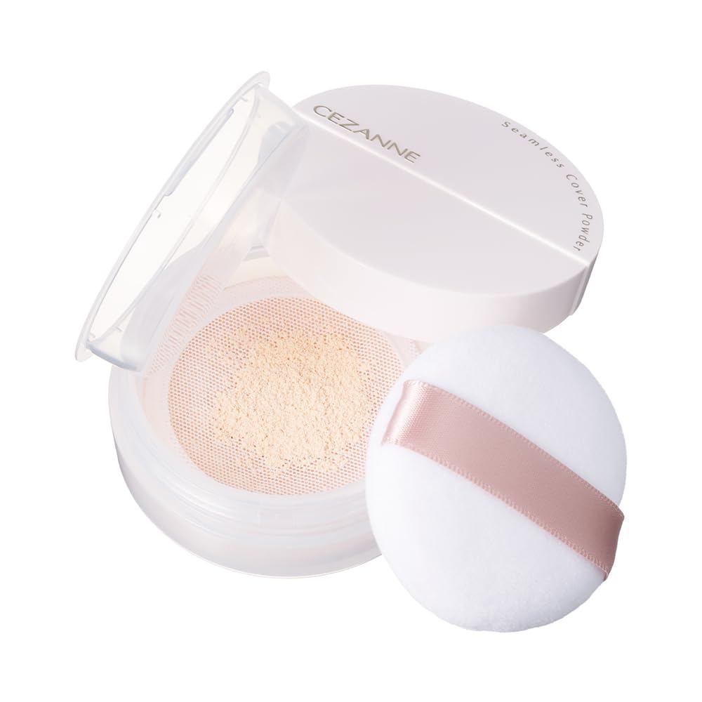 Cezanne Seamless Cover Powder 01 Foggy Beige 45g Face Powder Pore Cover ...