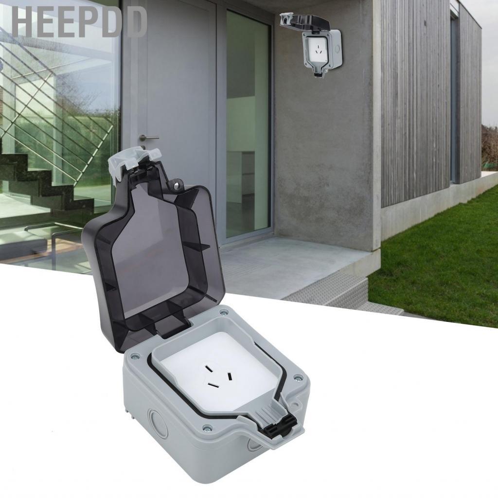 HEEPDD Outdoor Wall Socket ABS Shell Prevent Electricity Theft ...