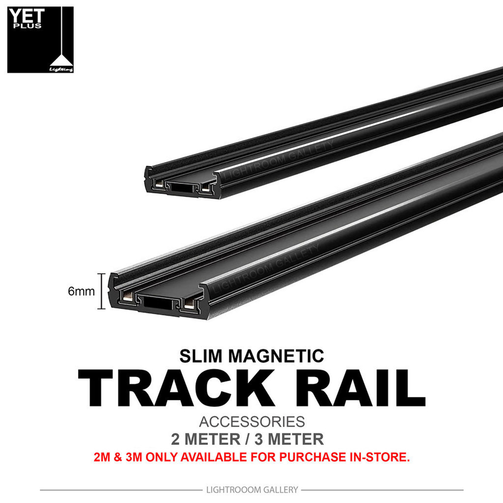 2 METER / 3 METER SLIM SURFACE MAGNETIC TRACK LIGHT - YETPLUS SMART ...