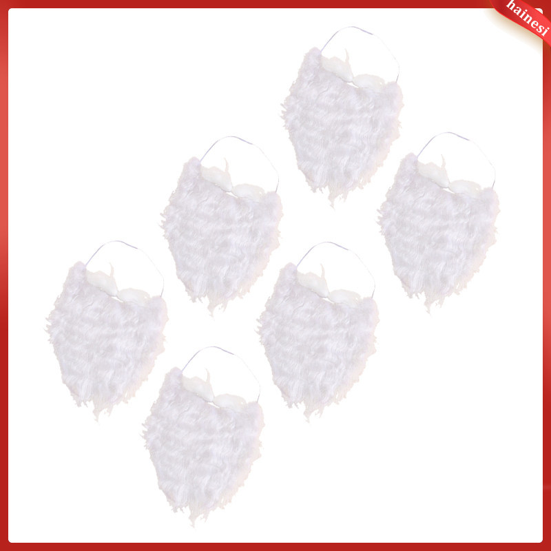 🎄🎅Party Facial Hair Fake Beard Props Baby White Accessories Stick on ...