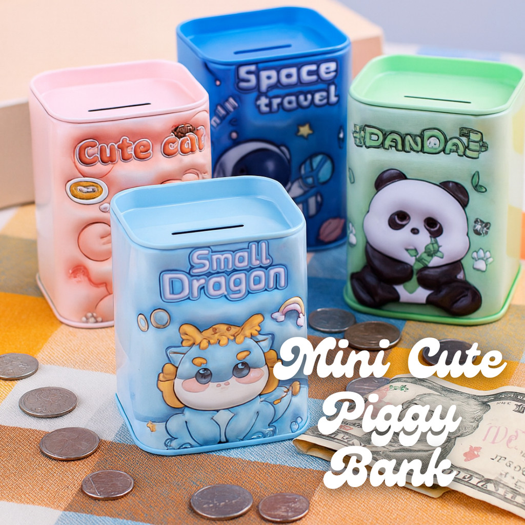 BeliBeli【Selamat Anak】Tabung Duit Comel Mini Cute Cartoon Money Box ...
