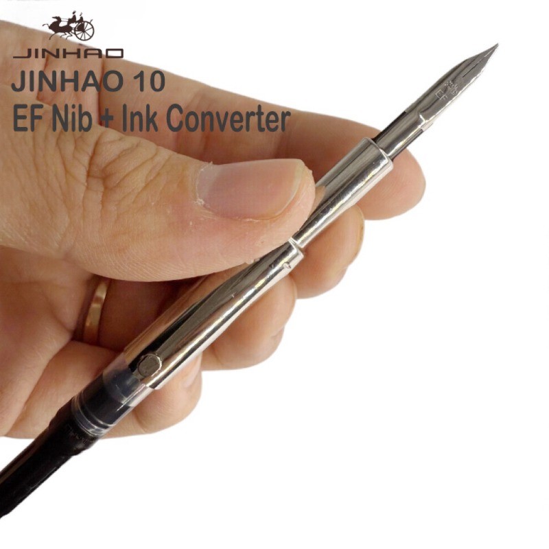 JINHAO 10/20 Fountain Pen Nib With Ink Converters 5.5mm Caliber Ink ...