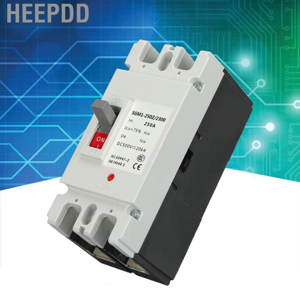 HEEPDD 2P DC Circuit Breaker Switch MCCB Solar Master Battery Isolator ...