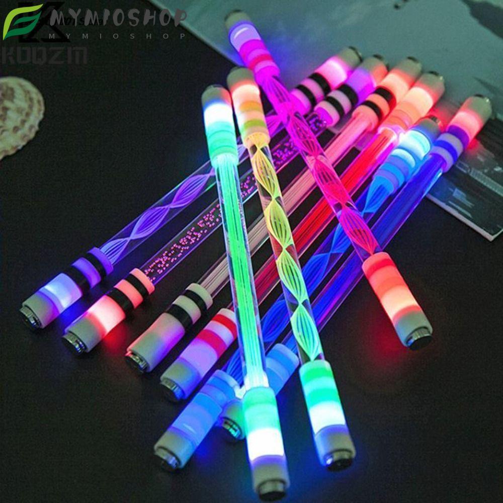 MIOSHOP Spinning Pen Aggravated Creative Spin Toy Pocket Led Flash ...