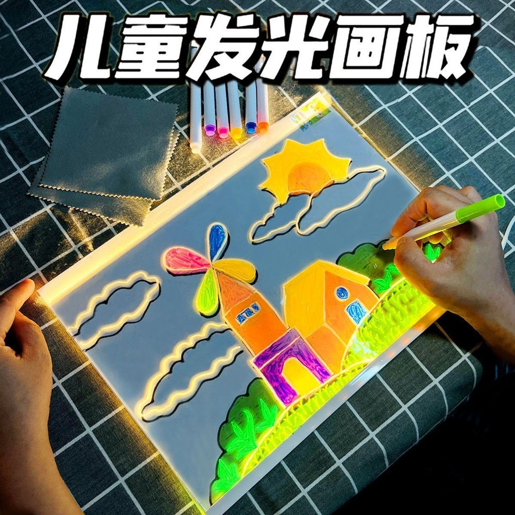 LED Drawing Board Luminous Writing Luminous Drawing Board diy ...