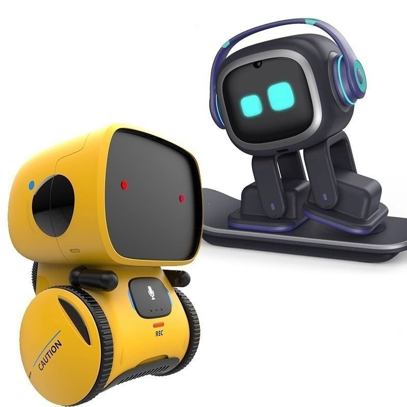 【In stock】Intelligent Emo Robot Expression Dance Voice Command Sensor ...