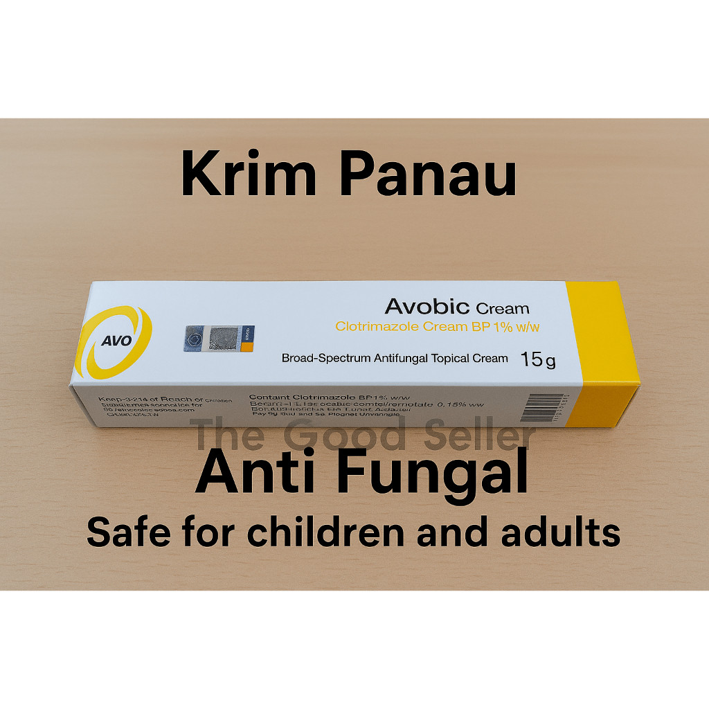 (DAILY SHIPOUT & 100% ORIGINAL)AVOBIC CREAM 15G CLOTRIMAZOLE 1% ...
