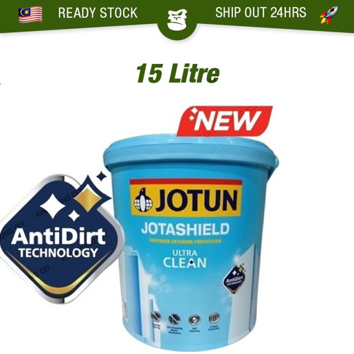 15L JOTUN Jotashield Weathershield Ultra Clean Exterior Wall Self Clean ...