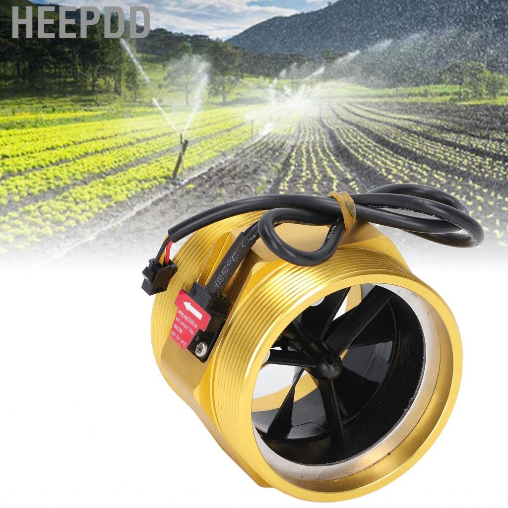 HEEPDD Water Flows Sensor 3in Turbine Switch Flowmeter Induction NPN ...