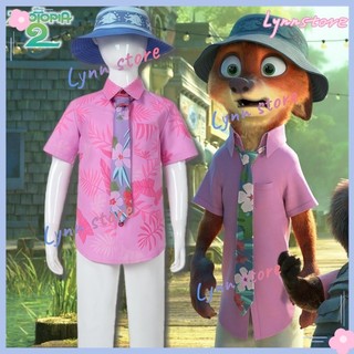 Child/Adult Size NICK WILDE Cosplay Costume ZOOTOPIA 2 Roleplay NICK ...