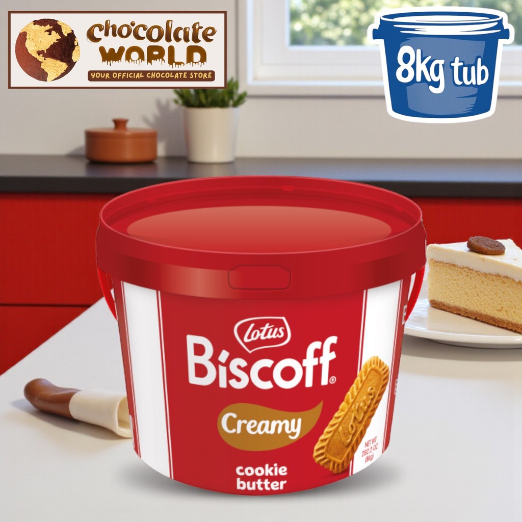 Lotus Biscoff Smooth Spread Tub 8kg | Shopee Malaysia