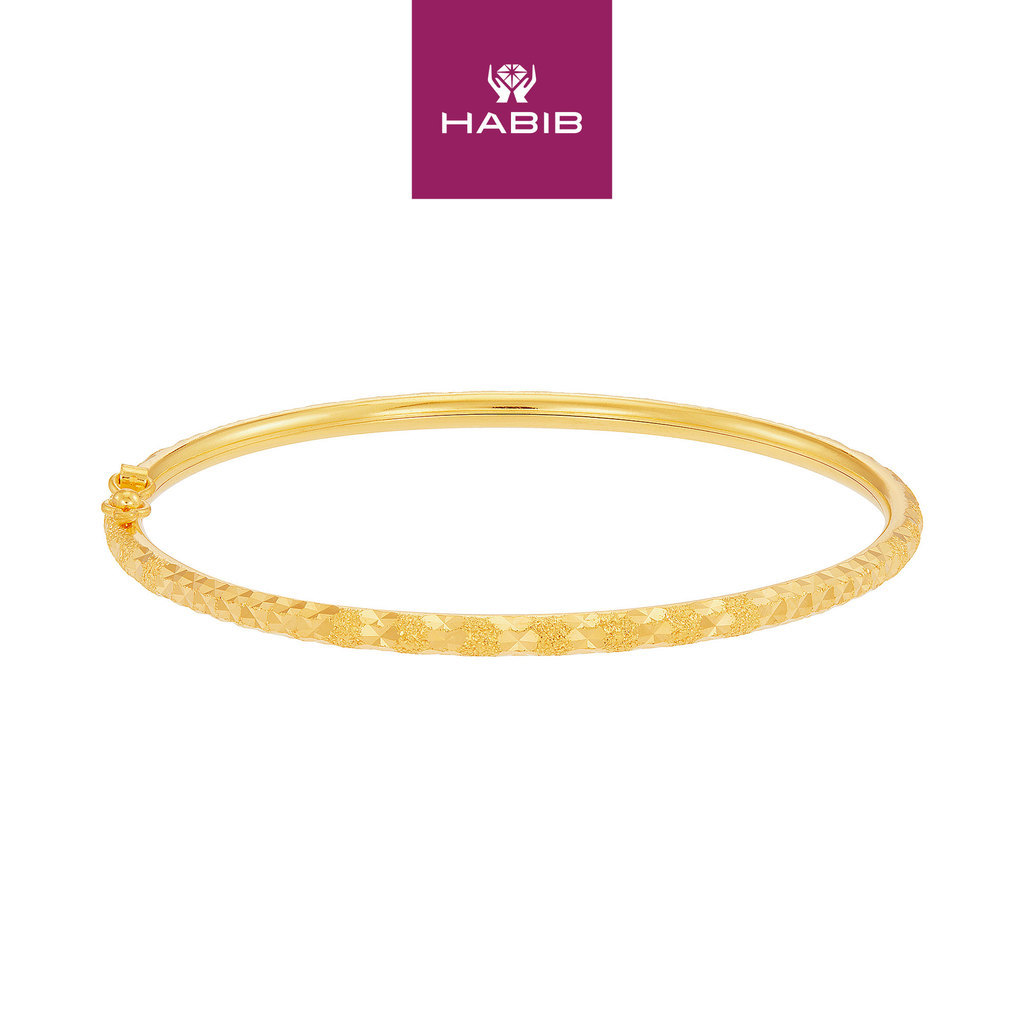 HABIB 916/22K Yellow Gold Bangle GELANG SEMINGGU | Shopee Malaysia