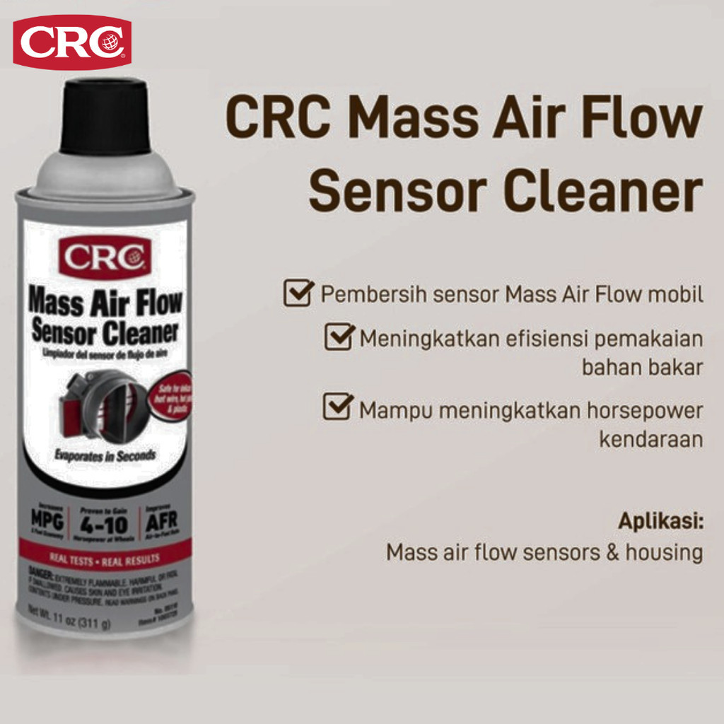CRC 05110 Mass Air Flow Sensor Cleaner 312g | Fast-Drying Air Intake ...