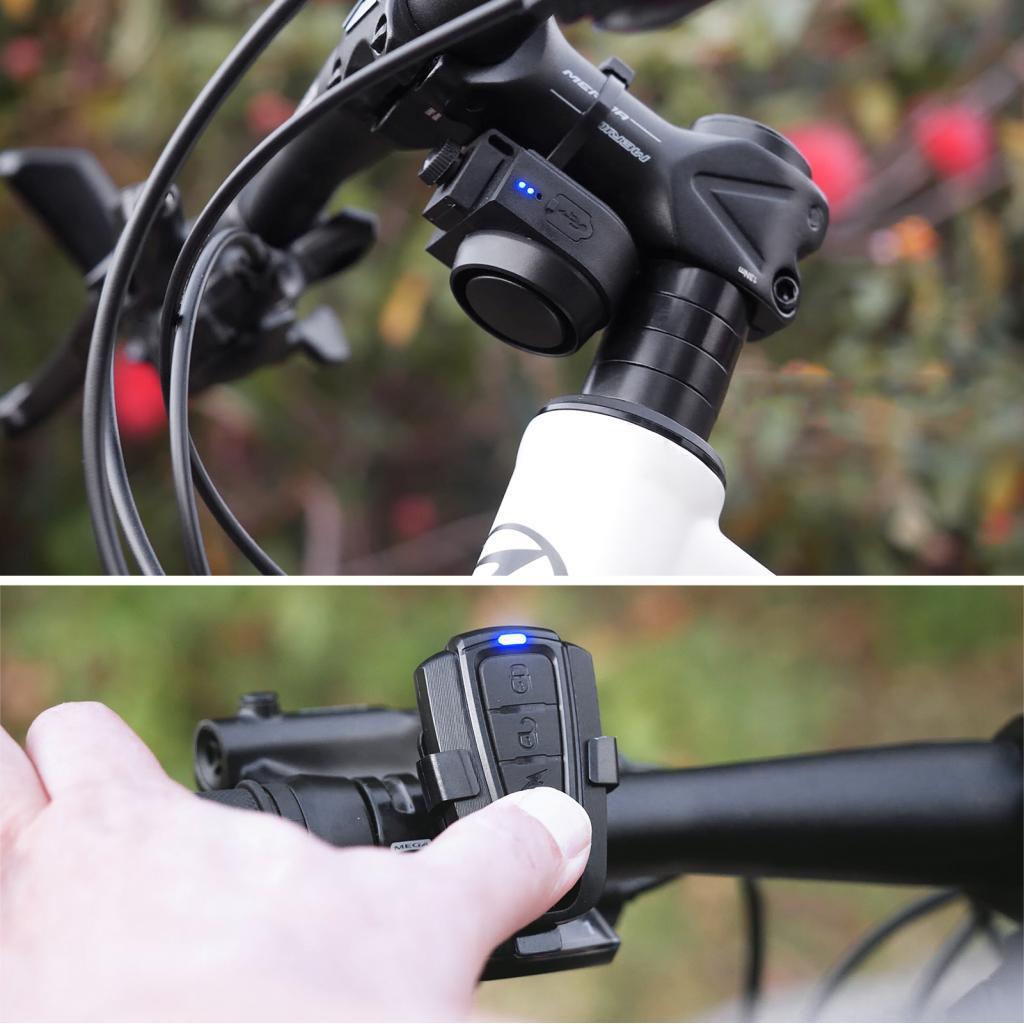 Bike Bell fangzi Horn 115dB Loud Bicycle Anti-Theft IPX5 Alarm with 5 ...