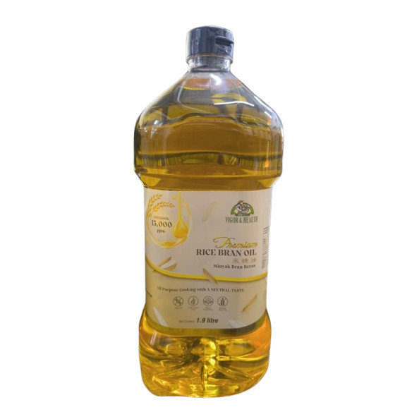 VIGOR & HEALTH Rice Bran Oil 1.9Litre 米糠油 | Shopee Malaysia