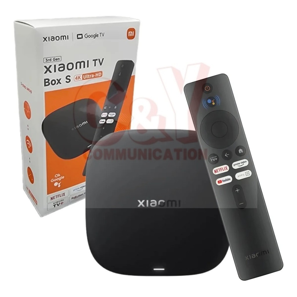 Xiaomi TV Box S 3rd Gen | 4K Ultra HD | Google TV | Android Set-Top Box ...