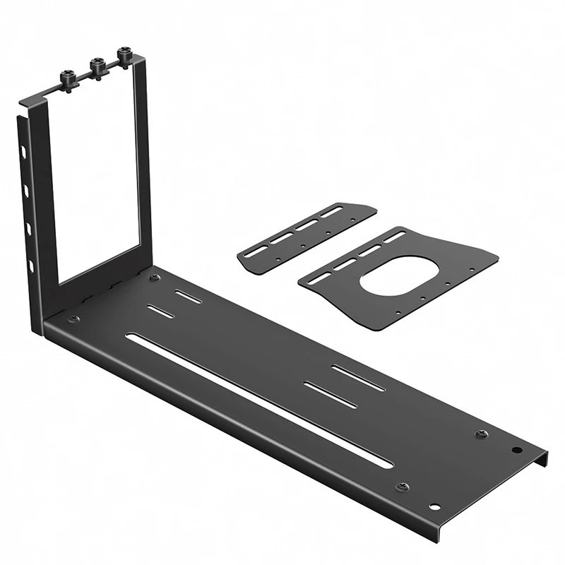 NEW Black Vertical GPU Mount Bracket 3 Slots Graphics Card Holder with ...