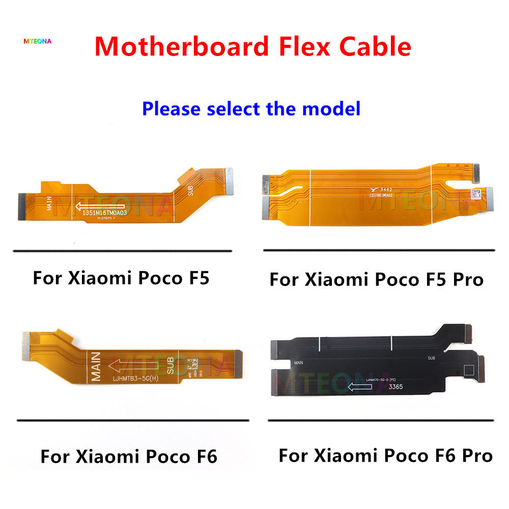 LCD MotherBoard Connector Flex Cable For Xiaomi Poco F5 F6 F5 Pro SUB ...