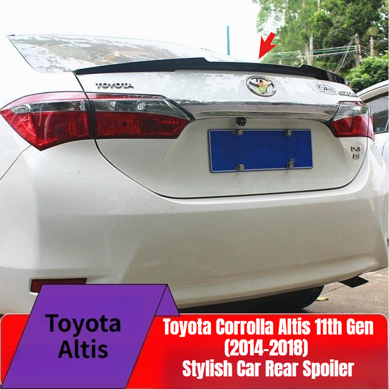 Toyota Corrolla Altis 11th Gen (2014-2018) Stylish Car Rear Spoiler Car ...